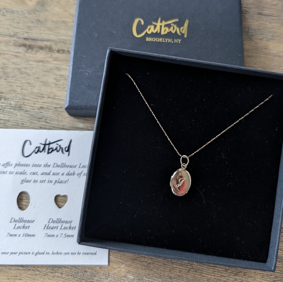 Catbird | Jewelry | Catbird Dollhouse Locket Hundred Summers Collar ...